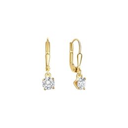 Firetti Damen Paar Ohrh&auml;nger &raquo;Schmuck Geschenk Gold 333 Ohrschmuck Ohrringe Solit&auml;r&laquo; mit Zirkonia (synth.) gold Gelbgold 333