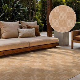 Ted Baker Teppich &raquo;Dorothy, Wendeteppich&laquo; rechteckig 8 mm H&ouml;he Designteppich, Wetterfest, Pflegeleicht, Modern, Wohnzimmer, Terrasse beige Polypropylen B : 