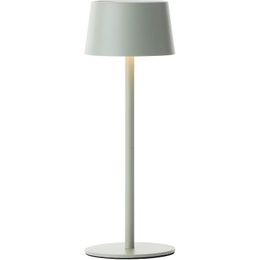 Brilliant LED Au&szlig;en-Tischleuchte &raquo;Viani&laquo; LED-Modul 1 Stk. Warmwei&szlig; Kabellos, Solar & USB, H 25 cm, 170 lm, h&ouml;henverstellbar, 3000 K gr&uuml;n 1, &Oslash; 9cm H: 25cm, 1 Stk