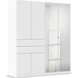 Rauch Dreht&uuml;renschrank &raquo;Maika&laquo; mit Spiegel, 2 Schubladen, in verschiedenen Breiten, H&ouml;hen und Farben wei&szlig; Holzwerkstoff B/H/T: 181cm x 210cm x 54cm