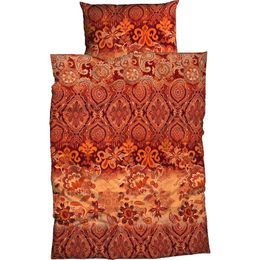 CASATEX Bettw&auml;sche &raquo;Suzani&laquo; 3 Stk. harmonisches Bl&uuml;tendesign bunt Satin, Obermaterial: 100% Baumwolle B/L: 200cm x 220cm, 1 Stk., 2 Stk., Satin, B/L: 