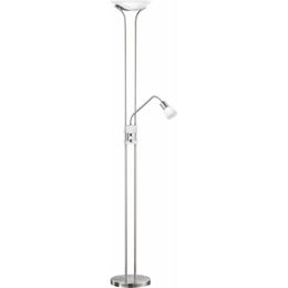 Trio Leuchten LED Deckenfluter &raquo;Santo II&laquo; LED-Modul Warmwei&szlig; integrierter Dimmer,Flexibel grau 2, H: 180cm