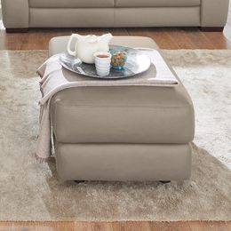 Calia italia Hocker &raquo;Gaia, hochwertiger, edler Lederhocker mit erstklassigem Sitzkomfort&laquo; beige Leder SORRENTO - 100% Leder;Leder BULL - 100% Leder B/