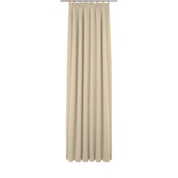 WIRTH Vorhang &raquo;Trondheim B&laquo; Kr&auml;uselband 1 Stk. tlg. nach Ma&szlig; beige Chenille, Polyacryl 405cm, Kr&auml;uselband, 132cm