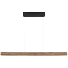 Globo LIGHTING LED-H&auml;ngeleuchte &raquo;OLIVUS&laquo; LED-Modul 1 Stk. Warmwei&szlig; H&ouml;henverstellbar, Stufenloser Touchdimmer, Leuchtet Auf/Abw&auml;rts schwarz 1 Stk.