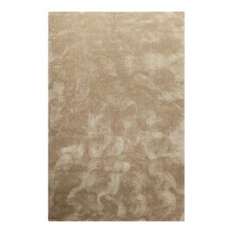Teppich &raquo;Sienna&laquo; rechteckig 20 mm H&ouml;he Hochflor, Microfaser, uni, weich & kuschelig, Wohnzimmer, Schlafzimmer braun Polyester B : 120cm 1 Stk., 20mm, 
