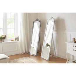 OTTO home Dekospiegel &raquo;King, Ganzk&ouml;rperspiegel Barock Antikstil&laquo; Standspiegel mit aufwendigen Verzierungen, HxB: 180x45 cm wei&szlig; Glas B/H/T: 45cm x 