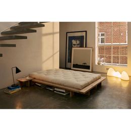 Karup Design Bettgestell &raquo;JAPAN BED Futonbett aus FSC zertifiziertem Massivholz, Eiche, bequem&laquo; Erh&auml;ltlich f&uuml;r Matratzen Breite 90, 120, 140, 160 oder 180 cm, 