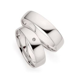 Phoenix Ph&ouml;nix Unisex Trauring &raquo;Schmuck Geschenk Gold 333 Trauring Ehering LIEBE versch. Varianten&laquo; Made in Germany, wahlweise mit oder ohne Brillant wei&szlig; 57,