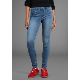 Arizona Damen Jeansjeggings skinny blau 36, N-Gr
