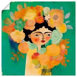 Artland Wandbild &raquo;Das Fl&uuml;stern der Bl&uuml;te&laquo; Bilder von Frauen 1 Stk. tlg. als Alubild, Leinwandbild, Poster, Wandaufkleber in verschied. Gr&ouml;&szlig;en Papier B/H/T: 