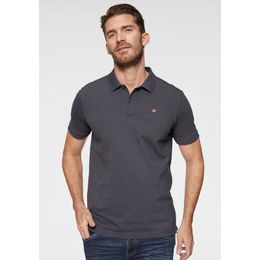 Lerros Herren Lerros Poloshirt Sommershirt mit dezenter Stickerei auf der Brust grau XL (54)
