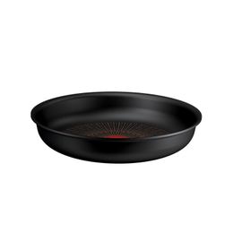 Tefal Bratpfanne &raquo;Ingenio Excellence Fusion&laquo; Aluminium 1 tlg. abnehmbarer Ingenio-Griff, Thermo-Signal, stapelbar, Induktion schwarz &Oslash; 24cm + H&ouml;he 4,9cm