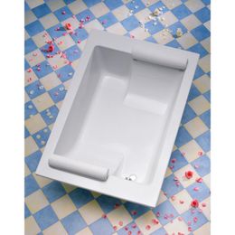 Ottofond Badewanne &raquo;Maharaja&laquo; H&ouml;he 47,5 cm Seifenablage mit 2 Nackenrollen wei&szlig; Sanit&auml;racryl Einheitsgr&ouml;&szlig;e