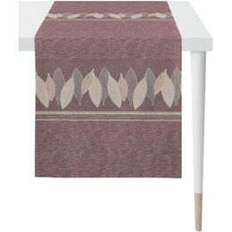 Apelt Tischl&auml;ufer &raquo;2719 LOFT STYLE, Jacquard&laquo; lila Baumwolle, Polyacryl, Polyester, Viskose B/L: 44cm x 140cm, 1 Stk., rechteckig