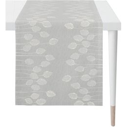 Apelt Tischl&auml;ufer &raquo;5701 HERBSTZEIT, Herbstdeko, Herbst&laquo; Jacquardgewebe grau Polyester, Viskose B/L: 48cm x 140cm, 1 Stk., rechteckig