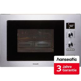 Hanseatic Einbau-Mikrowelle &raquo;AC034B8S-S0EE&laquo; Grill Mikrowelle Umluft 1000 W inkl. 3 Jahre Herstellergarantie silber Einheitsgr&ouml;&szlig;e Einbau-Mikrowelle