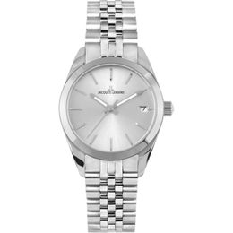 Jacques Lemans Damen Quarzuhr &raquo;Derby&laquo; Armbanduhr, Damenuhr, Edelstahlarmband, analog, Tag Einheitsgr&ouml;&szlig;e