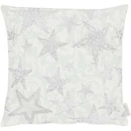 Apelt Dekokissen &raquo;4711&laquo; 4711 40X40 grau Obermaterial: 65% Polyester, 30% Viskose, 5% Polyacryl B/L: 40cm x 40cm, 1 Stk.