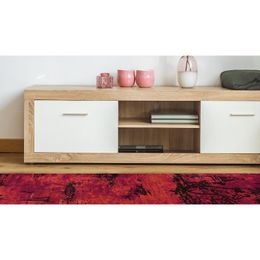 Arte Espina Teppich &raquo;Vintage 5206&laquo; rechteckig 4 mm H&ouml;he Pflegeleicht und robust, Flachflor, Vintage-Design rot Obermaterial: 100% Modacryl B : 170cm 1 Stk., 4mm, 