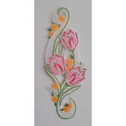 Stickereien Plauen Fensterbild &raquo;Fr&uuml;hling&laquo; bunt Polyester B/L: 14cm x 33cm
