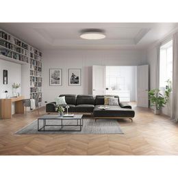 Musterring Wohnlandschaft &raquo;MR 2490 Ecksofa mit erstklassigem Sitzkomfort, Long-Life-Leder&laquo; Bronze-Fu&szlig;, Sitzh&ouml;he 48cm, wahlweise mit Funktionen, Ma&szlig;e 342 x 207 cm