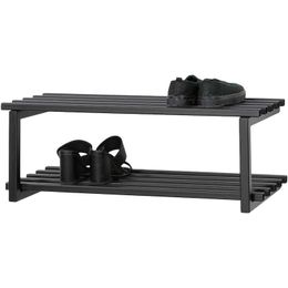 SPINDER DESIGN Schuhregal Metall, Zeitlos, 6 Paar Schuhe schwarz Metall B/H/T: 71cm x 26cm x 34cm