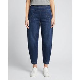 Stehmann Damen 7/8-Jeans &raquo;Rachell3-700W&laquo; mit elastischem Bund und Flared Legs blau 48, N-Gr
