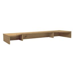 M&auml;usbacher Schreibtischaufsatz &raquo;Big System Office&laquo; Breite 137 cm braun Holzwerkstoff B/H/T: 137cm x 14cm x 40cm