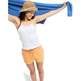 Roxy Damen Sweatshorts "Surfing By Moonlight", orange, Gr. XS, Obermaterial: 68% Viskose, 29% Polyester, 3% Elasthan., Hosen