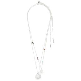 Pilgrim Kette 'Here' Damen Gr&ouml;&szlig;e One Size hellblau / helllila / silber / perlwei&szlig;