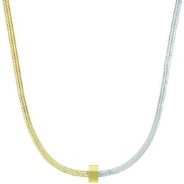 Amor Damen Kette mit Anh&auml;nger &raquo;2039971&laquo; gelb Edelstahl, L: 45 B: 2,9mm