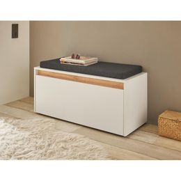 Home Affaire Polsterbank &raquo;GiRON/CiTY, Garderobenbank mit Klappe, Sitzbank in vier Farben&laquo; 2 Stk. tlg. viel Stauraum, Platz f&uuml;r ca. 8 Paar Schuhe, 100 