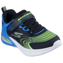 Skechers Jungen Sneaker &raquo;MICROSPEC MAX ADVANCE&laquo; , Freizeitschuh mit Klettverschluss, Gr&ouml;&szlig;enschablone zum Download schwarz 30