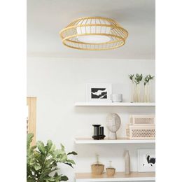 Eglo Deckenleuchte &raquo;YUKU-Z&laquo; LED-Modul 1 Stk. RGB warmwei&szlig; - kaltwei&szlig; ZigBee, App und Sprachsteuerung Alexa, RGB, dimmbar, &Oslash; 46 cm wei&szlig; 1, &Oslash; 46cm H: 