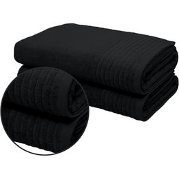 OTTO home Saunatuch &raquo;Sanremo Premium, Premium Handt&uuml;cher, 600 gr/m&sup2;, 80x200cm&laquo; Bord&uuml;re, einfarbig, flauschig, weich, dicke Qualit&auml;t, 5 Jahre Garantie 