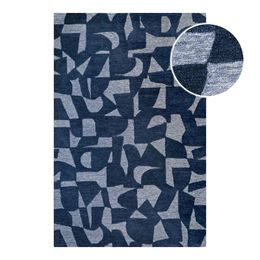 Wecon Home Teppich &raquo;Ocean State&laquo; rechteckig 10 mm H&ouml;he handgefertigt, gemustert, pflegeleicht, Wolle, Wohnzimmer, Esszimmer bunt Schurwolle B : 160cm 