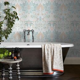 WILLIAM MORRIS AT HOME Vliestapete &raquo;Dove & Rose Haze&laquo; Motiv glatt Design Tapeten bunt Vlies B/L: x 10m, Rollen: 1