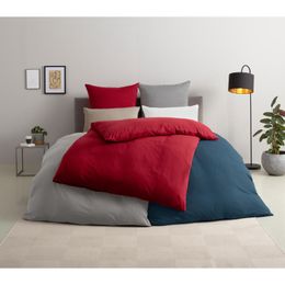 OTTO home Bettw&auml;sche &raquo;Desner 100% Microfaser, extra weich, allergikerfreundlich&laquo; 2 Premium Qualit&auml;t, uni, schnell trocknend, pflegeleicht, ab 135x200 