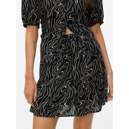 V&eacute;ro Moda Vero Moda Damen Minirock &raquo;VMEASY JOY H/W SHORT SKIRT WVN&laquo; Viskose schwarz-wei&szlig; L (40)