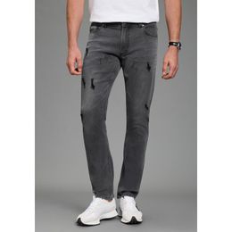 Bruno Banani Herren Slim-fit-Jeans &raquo;Grady&laquo; schmale Beinweite, niedrige Leibh&ouml;he, figurbetonte Silhouette 32, L&auml;nge 32