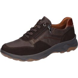 Waldl&auml;ufer Waldl&auml;ufer Herren Sneaker &raquo;H-MAX&laquo; , Bequemschuh, Halbschuh, Schn&uuml;rschuh in Komfortweite H = sehr weit braun 8,5 (42,5)