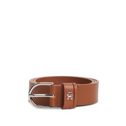 Tommy Hilfiger Damen Lederg&uuml;rtel &raquo;ESSENTIAL EFFORTLESS&laquo; braun 80