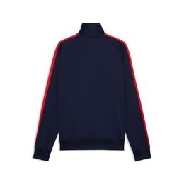 Puma Herren Trainingsjacke "T7 FOUNDATION POLY TRACK JACKET"Puma navy, Gr. S, unifarben, Trikot, Obermaterial: 100% Polyester, Jacken, mit