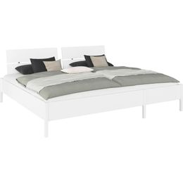 Rauch Bett &raquo;Familienbett XXL Familiengr&ouml;&szlig;e Ehebett Doppelbett umbaubar&laquo; flexible Umbaum&ouml;glichkeit in Einzelbetten, 240x200 cm und 270x200 cm - mit 
