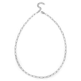 Firetti Damen Kette ohne Anh&auml;nger &raquo;Schmuck Geschenk Chain&laquo; silber 50, Edelstahl, B: 4mm