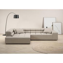 Home Affaire Ecksofa &raquo;Ancona, Ecksofa, incl. Kopfteilverstellung, Breite 319 cm, L-Form&laquo; wahlweise motorische Sitztiefenverstellung, auch in Cord + 