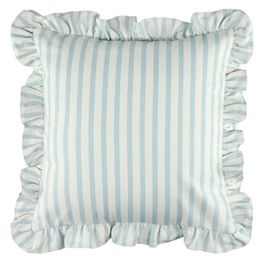 Tom Tailor HOME Kissenbezug &raquo;Volant&laquo; mit moderner Volant-Umrandung Polyester, Baumwolle, Polyester B/L: 45cm x 45cm, 1 Stk., Polyester