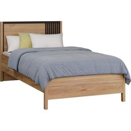 FORTE Bettgestell &raquo;Jytana&laquo; B/H/T 97,9/89,7/206,9 cm Liegefl&auml;che 90x200 cm Liegefl&auml;che L&auml;nge B: 200cm x 90cm, H&ouml;he Bett: 89,7cm H&ouml;he Fu&szlig;teil: 41,5cm