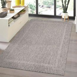 Ayyildiz Teppiche Outdoorteppich &raquo;RELAX 4311, auch als L&auml;ufer und in Rund&laquo; rechteckig 5 mm H&ouml;he L&auml;ufer, Pflegeleicht, Robust, In- und Outdoor, gro&szlig;e Farbauswahl grau 